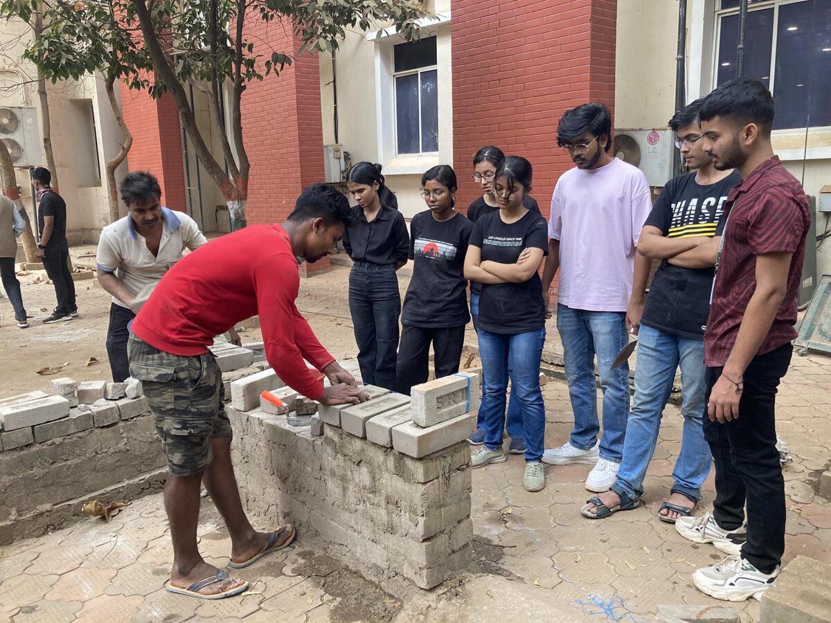 Brick Masonry Workshop - KIIT School of Architecture & Planning